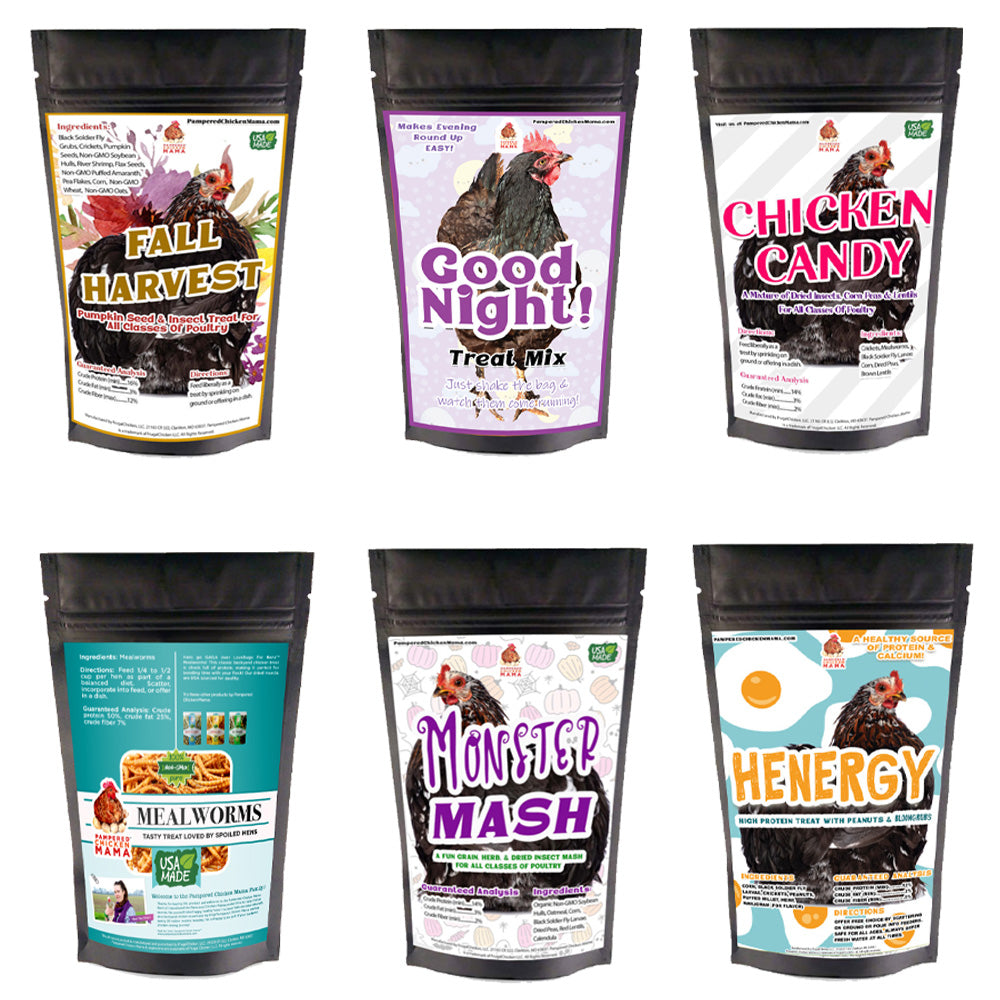 Boo Box: 6 Seasonal Fall & Halloween Themed Treats For Chickens, Ducks ...