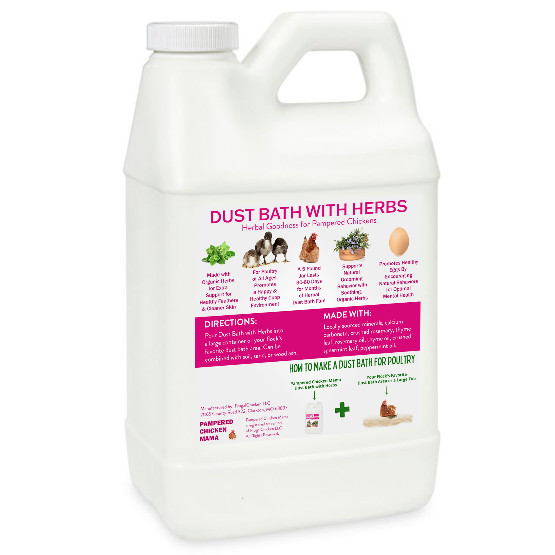 Bathing Dust With Herbs To Prevent & Repel Mites | Dahlia Pets