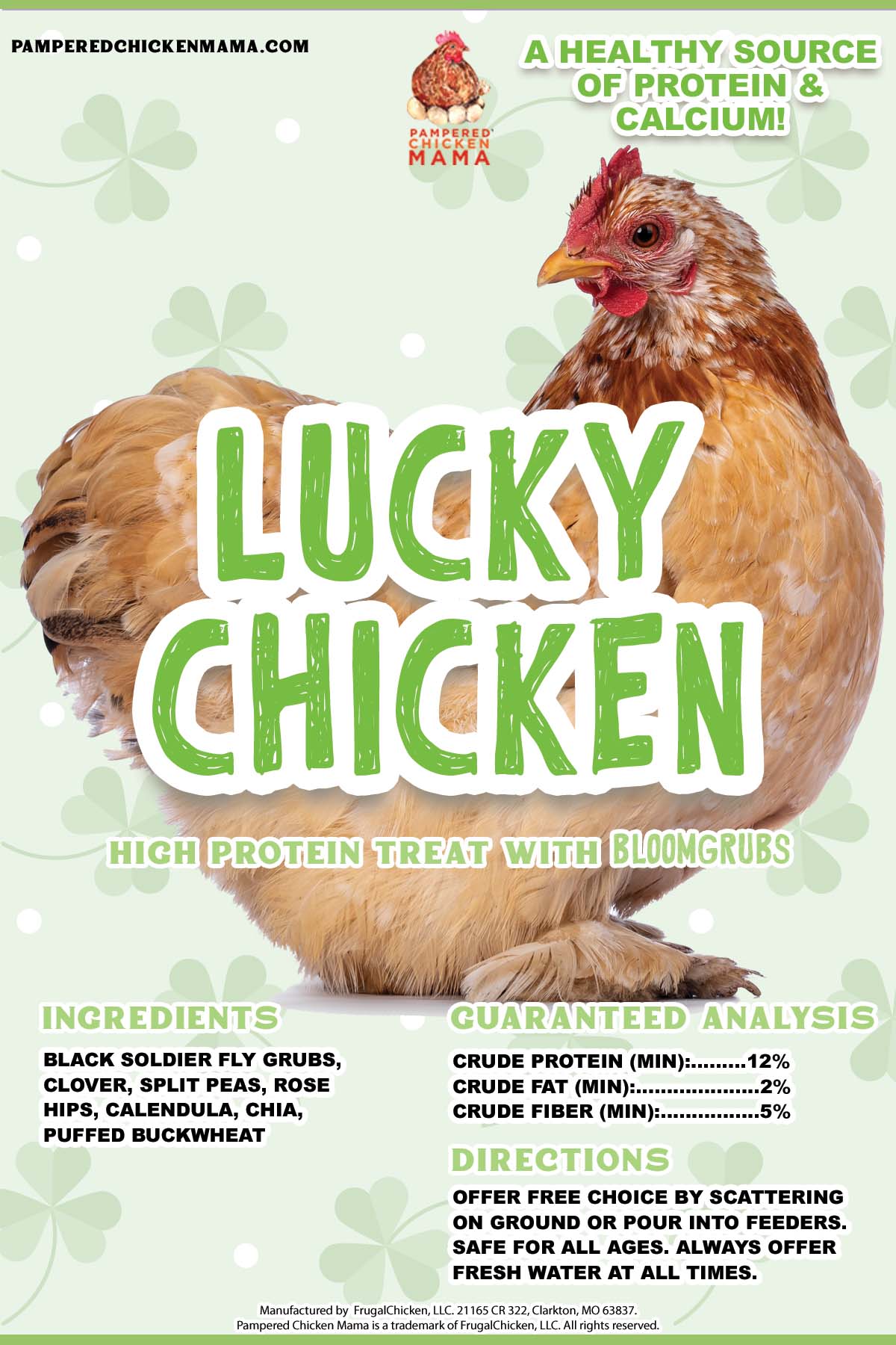 Lucky Chicken Textured Treat To Encourage Foraging | Dahlia Pets